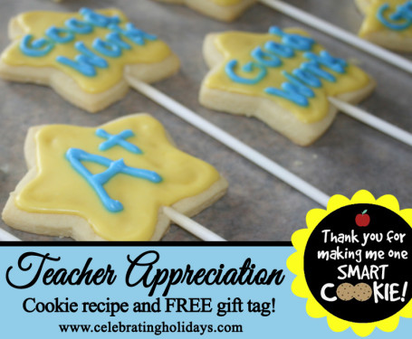 Sugar Cookie Teacher Gift | Celebrating Holidays