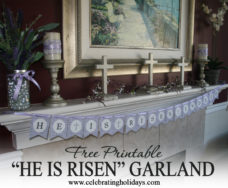 Easter Banner (Garland for Lent) | Celebrating Holidays